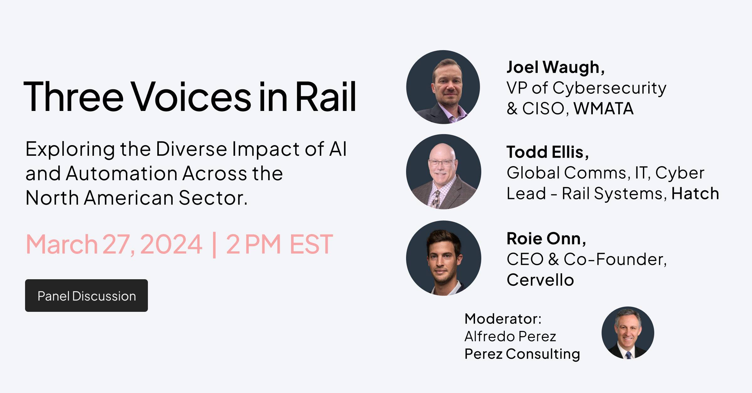 Three rail cybersecurity experts discuss AI and automation in upcoming ...